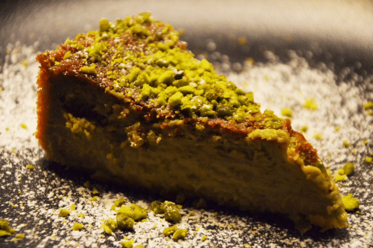 Panqué de pistache, un postre que te sorprenderá