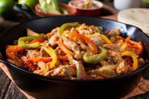 Cómo preparar fajitas de pollo en AirFryer